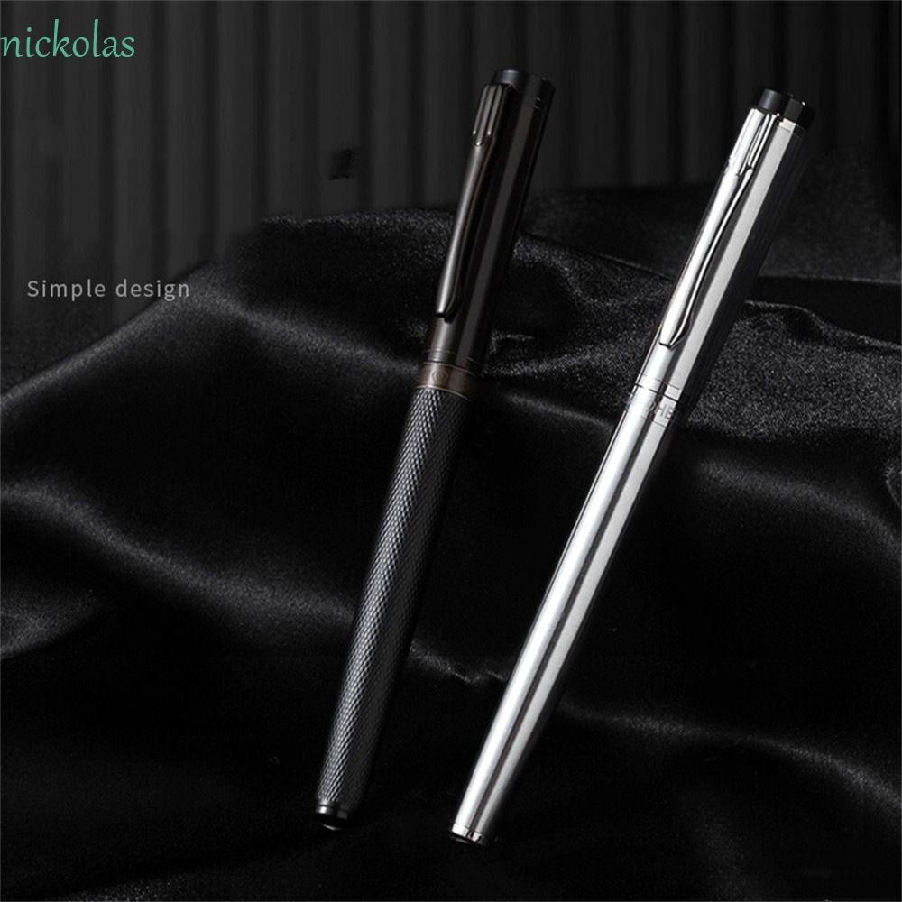 Nickolas Fountain Pen Ef/F Nib Stationery Extra Fine Black Forest ...
