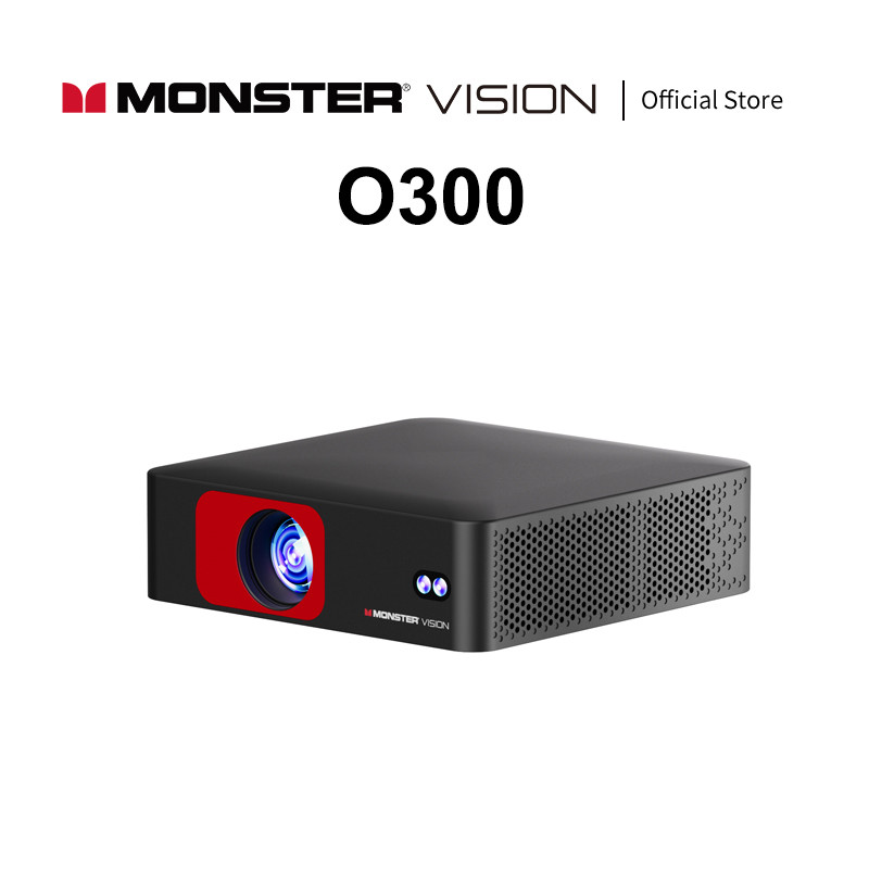 Monster O300 Android 1080P ถอดรหัสโปรเจคเตอร์ WiFi6 โฟกัสอัตโนมัติเต็ม ...