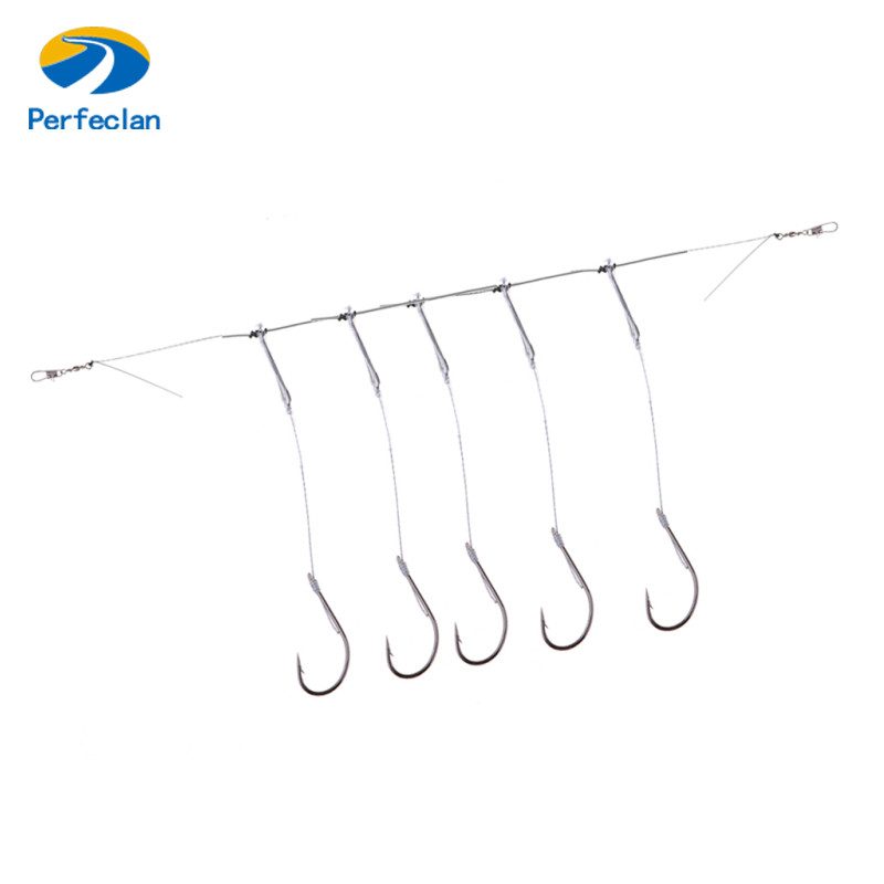 Perfeclan Ready Tied Hook Rigs Line Carp Fishing Leader พร้อม Snap ...