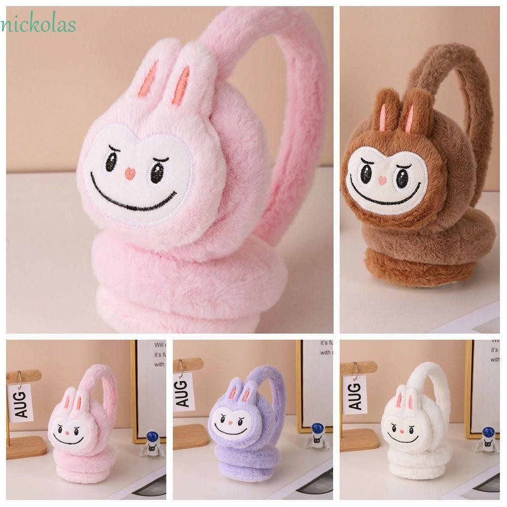 Nickolas Labubu Earmuffs, Faux Fur ความร้อนฤดูหนาวหู, Soft Thicken Windproof Keep Warm การ์ตูน ...