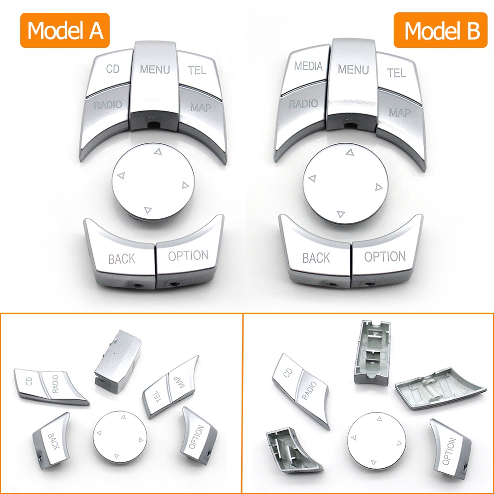 ปุ่มลูกบิดสื่อ IDrive ภายในรถยนต์ แบบเปลี่ยน สําหรับ BMW E60 E61 E63 E64 E81 E82 E87 E88 E89 E90 ...