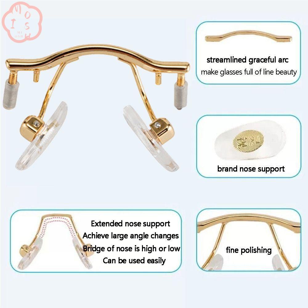 Mioshop แผ่นรองจมูกแว่นตา โลหะ แบบเปลี่ยน | Shopee Thailand