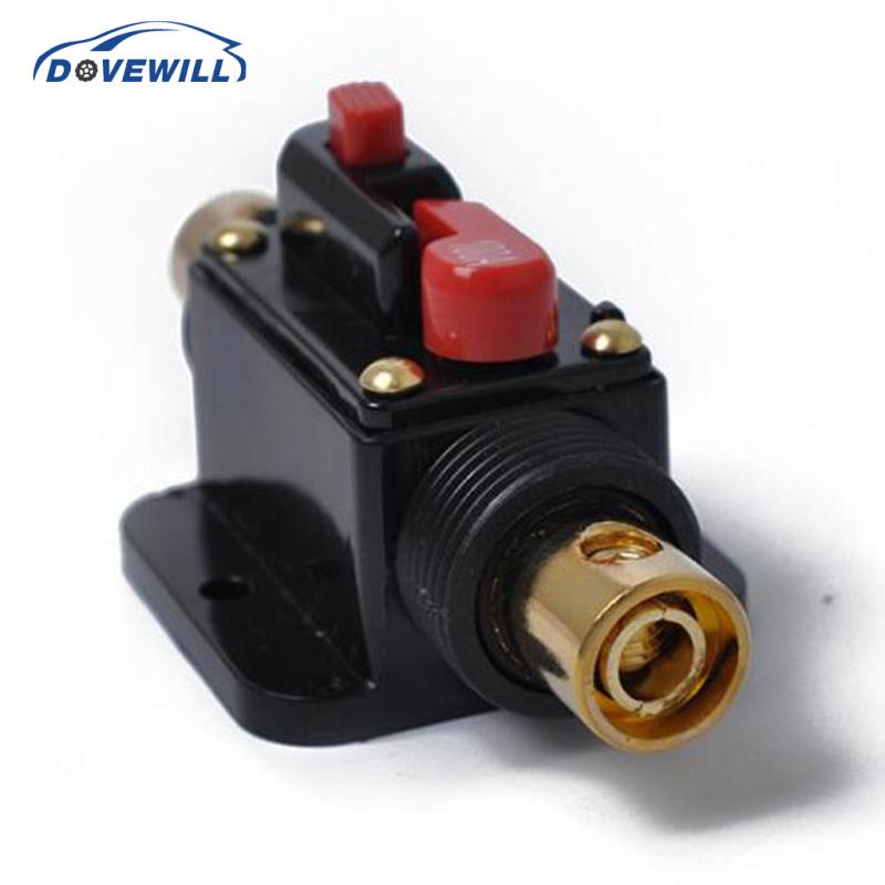 [Dovewill] เบรกเกอร์วงจรเครื่องเสียงรถยนต์ 12V 100A พร้อมสวิตช์รีเซ็ตฟิวส์ | Shopee Thailand