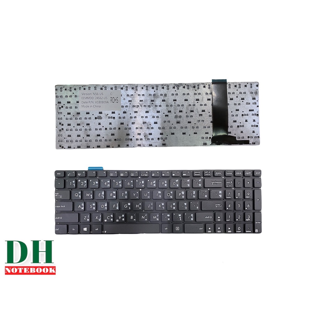 แป้นพิมพ์ คีย์บอร์ดโน๊ตบุ๊ค ASUS N550 Laptop Keyboard Serie | Shopee ...