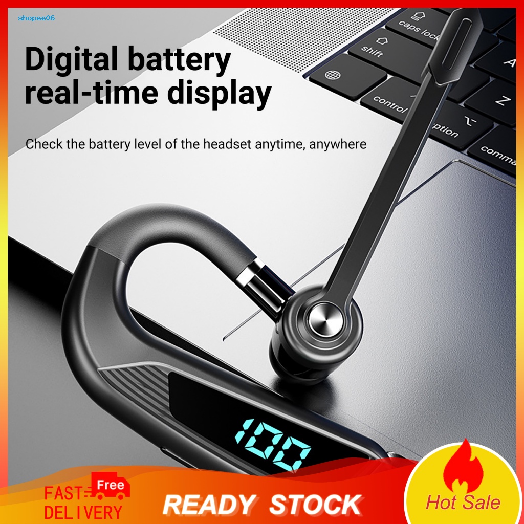 Setn V16 หูฟังไร้สาย บลูทูธ 52 ควบคุมด้วยเสียง หน้าจอดิจิทัล สําหรับธุรกิจ | Shopee Thailand