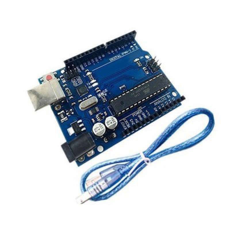 ของใหม่ Arduino UNO R3 SoC Dip พร้อมสาย USB Cable อาดุยโน ATmega328P ...
