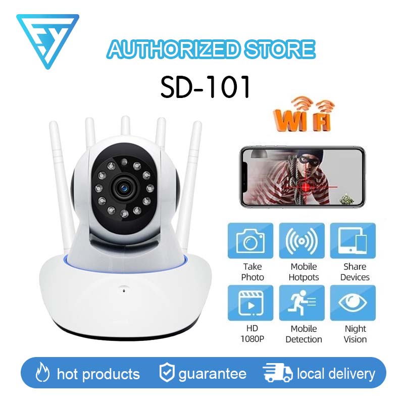 กล้องวงจรปิด รุ่น SD-101 กล้องวงจร 4Kกล้องคมชัด รองรับWIFI | Shopee ...