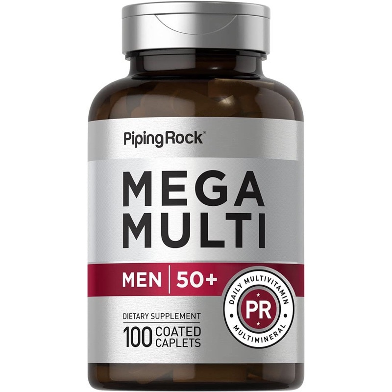 Mega Multi for Men 50 Plus (100Caplets) วิตามินแร่ธาตุรวมผู้ชาย อายุ50 ...