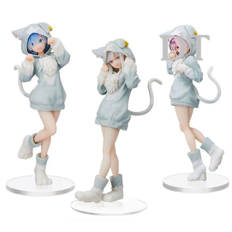 DT Three 18CM Anime RE: Zero Starting Life in Another World Rem Ram ...