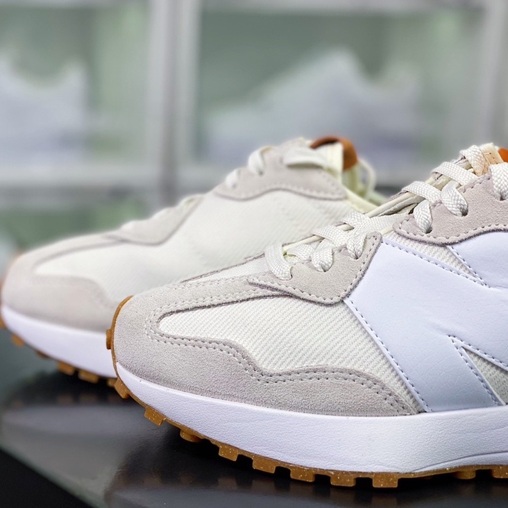 New Balance 327 Sea Salt Rust Oxide Retro Casual กีฬาวิ่งผ้าใบสำหรับ ...