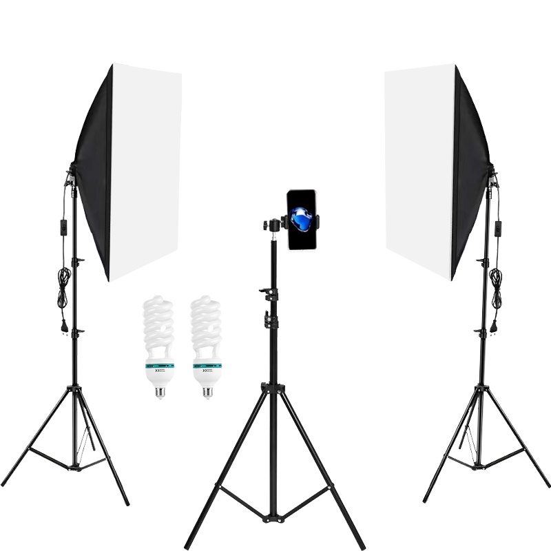 Photo Studio 135W ไฟถ่ายรูป ไฟไลฟ์สด ไฟสตูดิโอ Photography 50x70cm ...