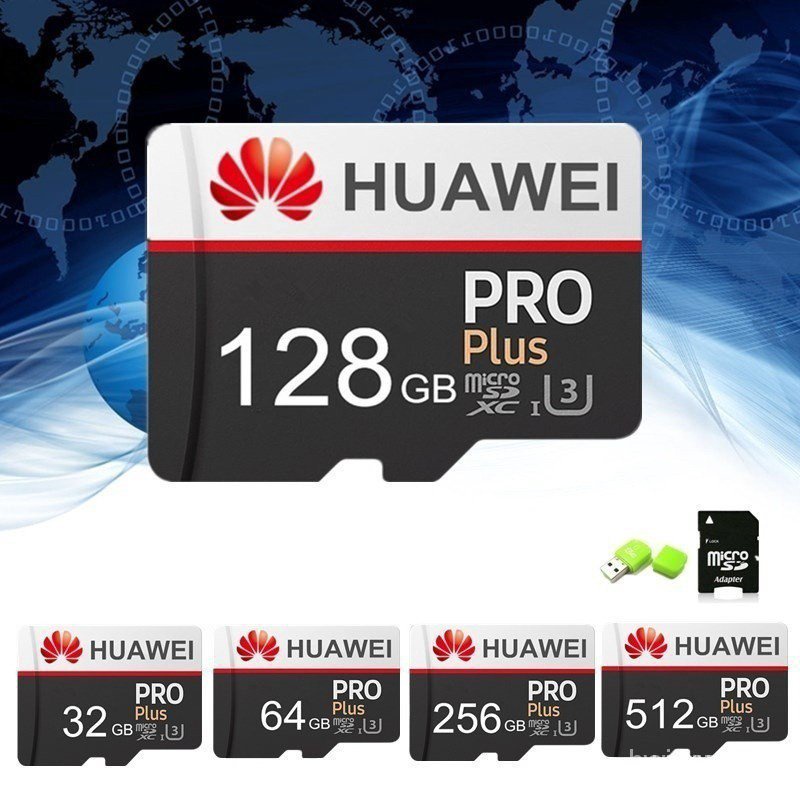 ขายร้อนในสต็อก Huawei SD Card Class 10 TF Card 128Gb 256Gb 512Gb Micro ...