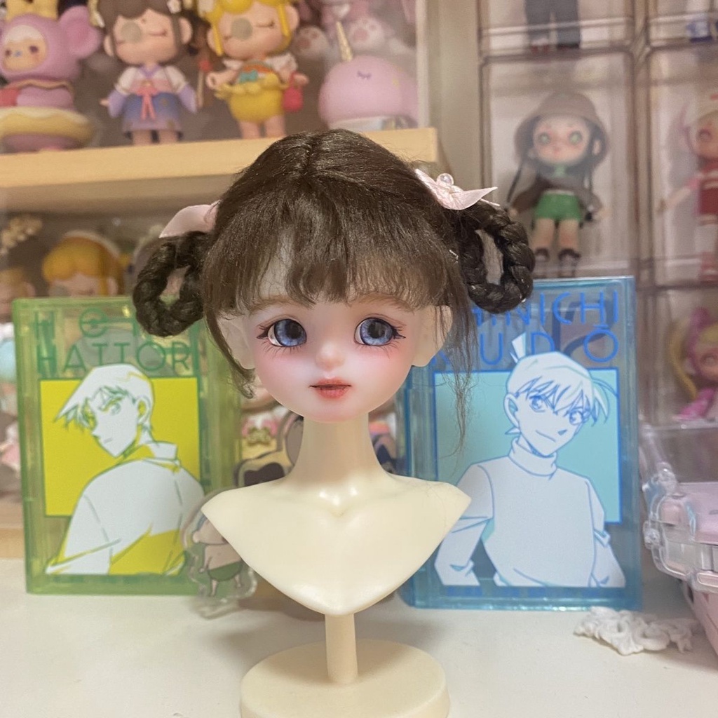 Bjd วิกผม ผ้าขนสัตว์เทียม 6 จุด 4 จุด 8 จุด ob11 ขนาด 9-18 ซม. | Shopee Thailand