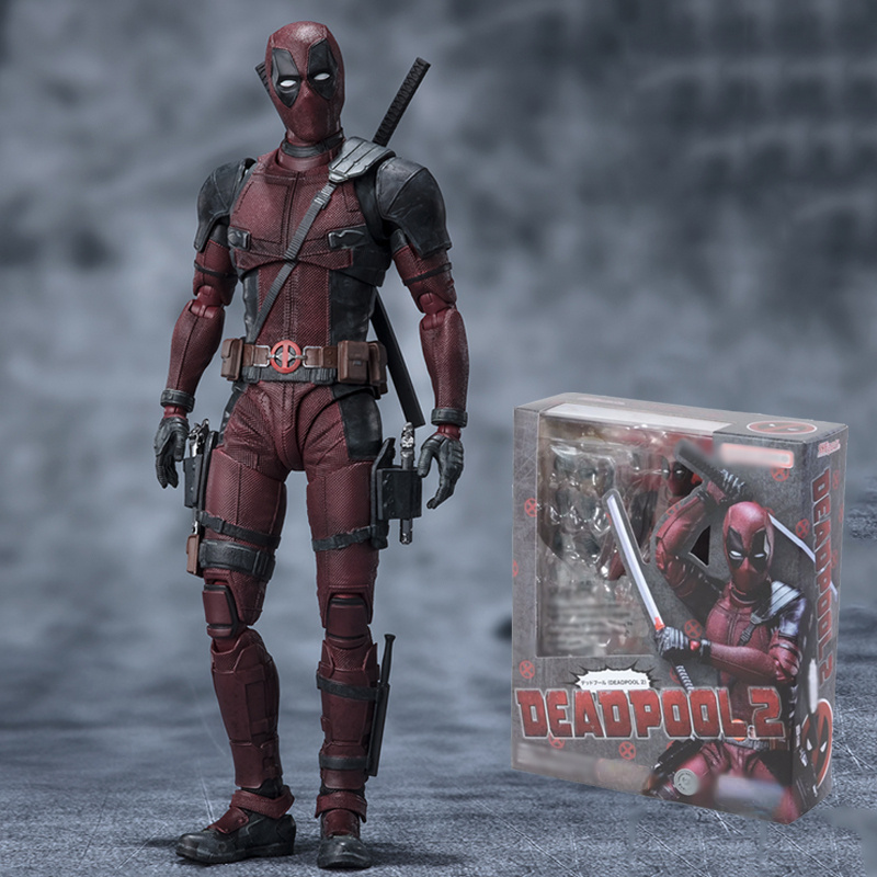 Deadpool 2 Sh. โมเดลฟิกเกอร์ PVC รูปการ์ตูนมาร์เวล X-Men SHF Deadpool 2 ...