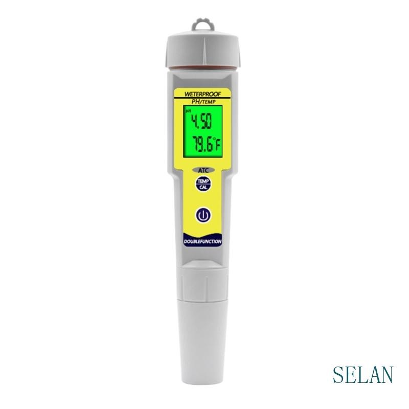 Sel PH Tester เครื่องวัดค่า PH ที่ทนทานที่แม่นยําพร้อมการชดเชยอุณหภูมิ ...