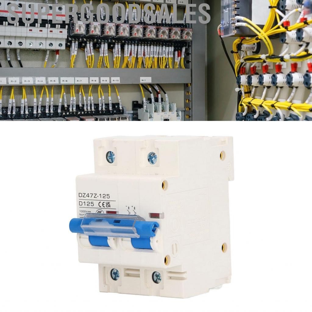 Supergoodsales DC Circuit Breaker 1000V 125A Fast Tripping 2p Miniature ...