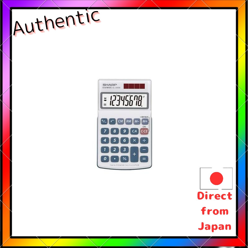 Sharp Handy เครื่องคิดเลข 8 หลัก EL-240M | Shopee Thailand