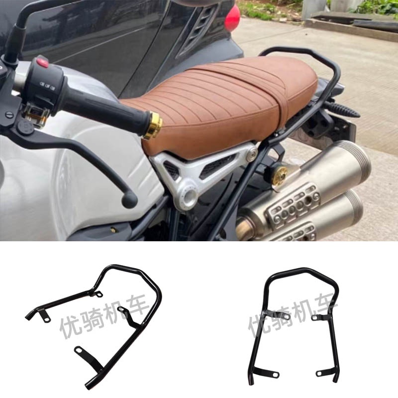 ** ชั้นวางของด้านหลัง ประดับโบว์ สไตล์เรโทร สําหรับ BMW Latte R Nine T ...