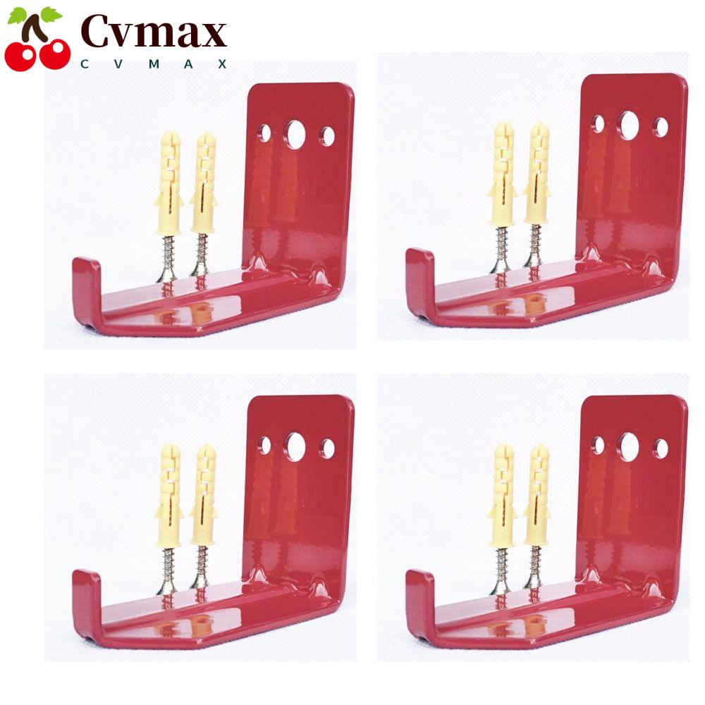 Cvmax ตะขอแขวนถังดับเพลิง โลหะ สีแดง สําหรับโรงรถ 4 ชุด | Shopee Thailand