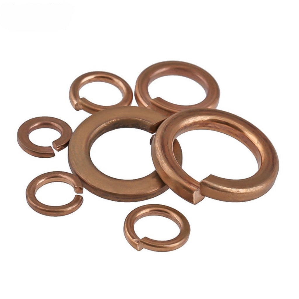 [JC] M3~m12 GB93 แหวนรองสปริงทองแดง ทรงกลม สีบรอนซ์ | Shopee Thailand