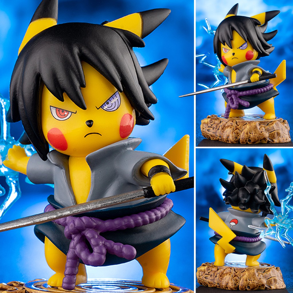 ฟิกเกอร์ Pikachu พิกะจู Cosplay Naruto Uchiha Sasuke คอสเพลย์ นารูโตะ ...