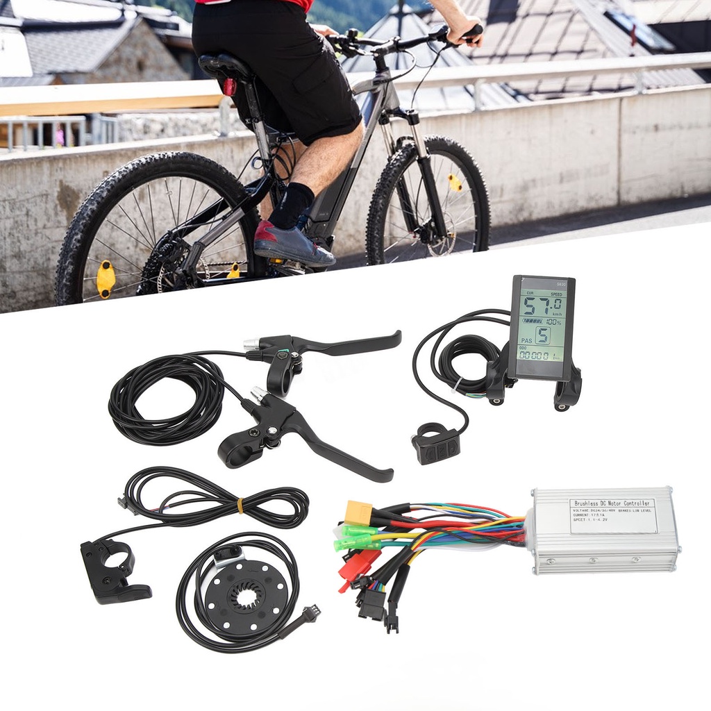 Zhongcheng Tec 17A 3 โหมด Controller S830 จอแสดงผล Thumb คันเร่ง Power ...