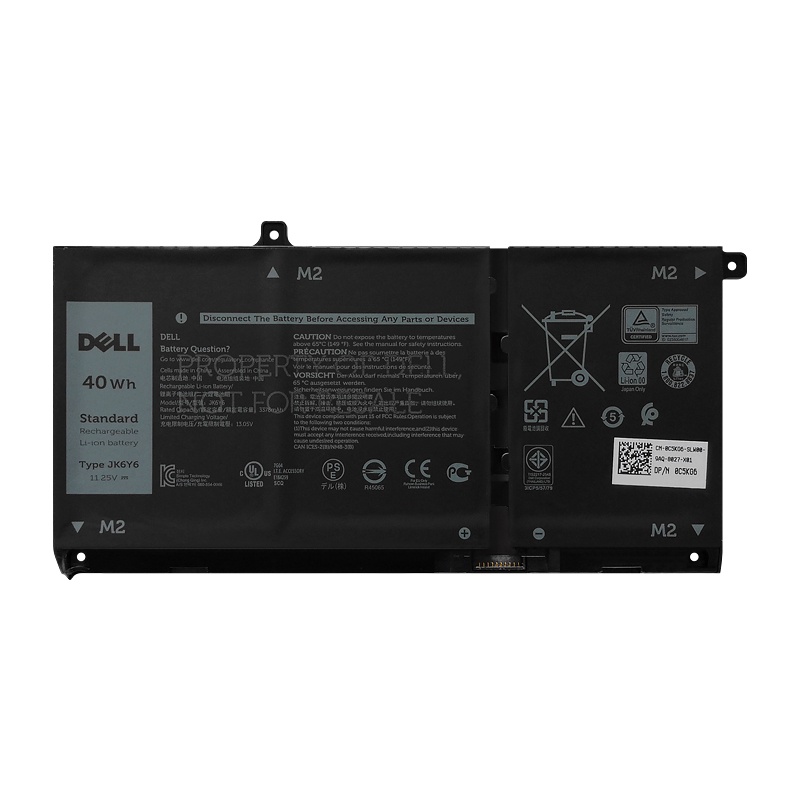 DELL Inspiron 14 5406 2-in-1 Vostro14 5402 5301 Laptop Battery JK6Y6 ...