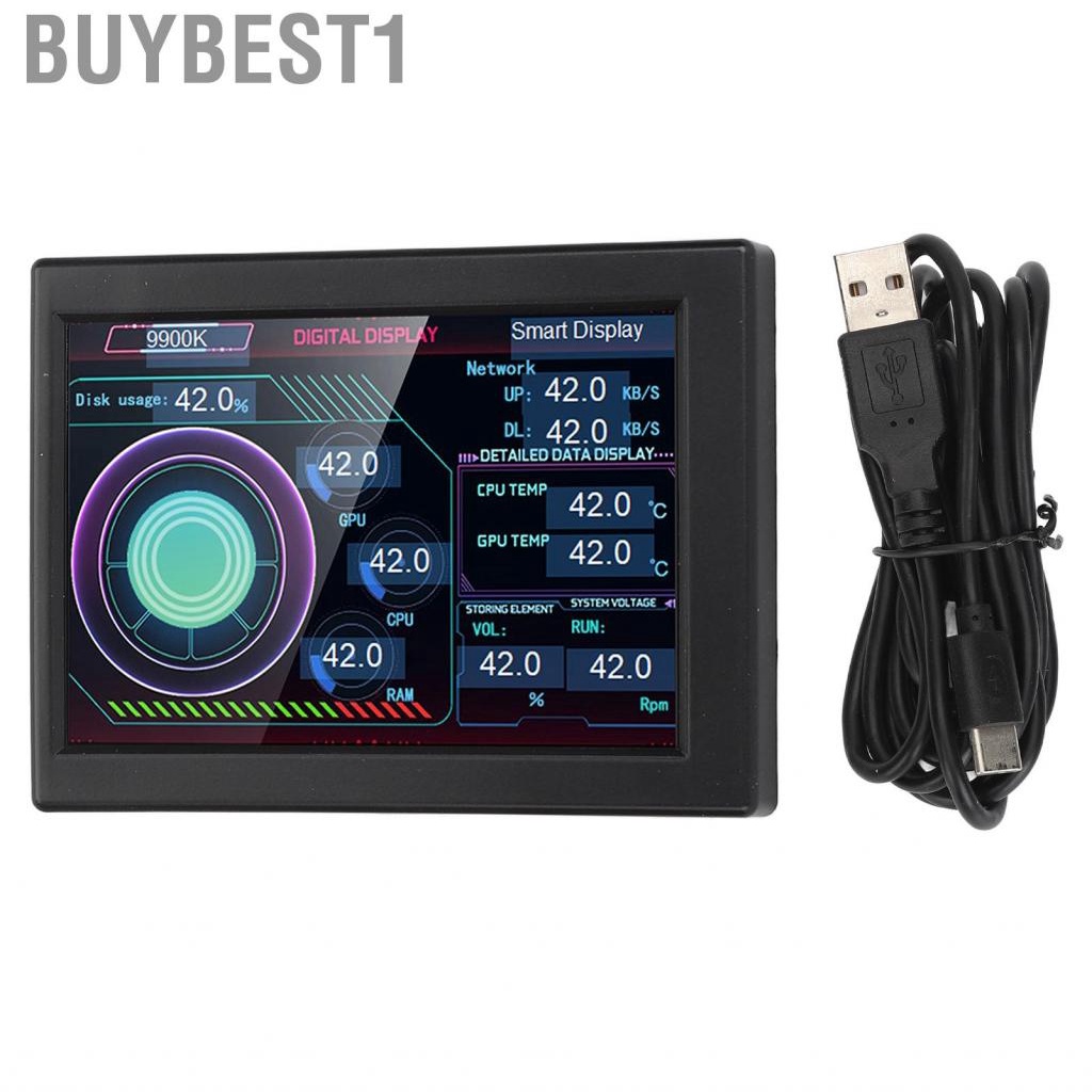 Buybest1 PC Panel Display Type C 360 Degree Rotate Temperature Setting ...
