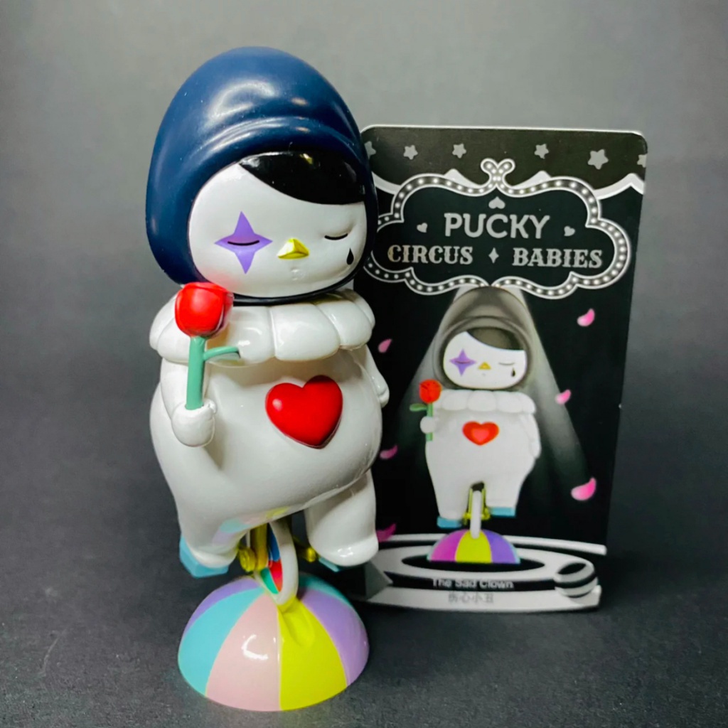 【ของแท้】กล่องสุ่ม ตุ๊กตาฟิกเกอร์ popmart Pucky circus babies ของขวัญ ...