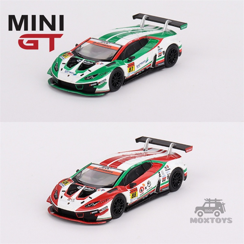 Mini GT 1:64 Huracan GT3 EVO #87/#88 โมเดลรถยนต์ JLOC 2022 Super GT ...