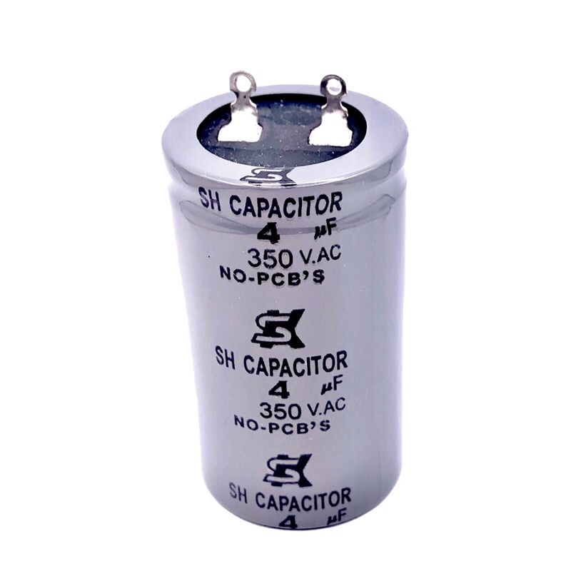 CAPACITOR CAP 4UF/350V.AC แคปสตาร์ แคปรันมอเตอร์ คาปาซิเตอร์ปั้มน้ำ ...