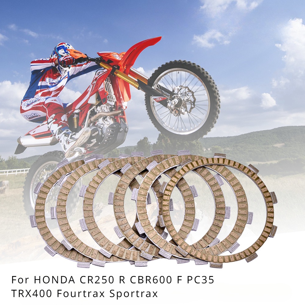 ชุดแผ่นคลัทช์ รถจักรยานยนต์ สําหรับ HONDA CR250R CR250 CR 250 CBR600F CBR600 CBR 600 PC35 TRX400 ...