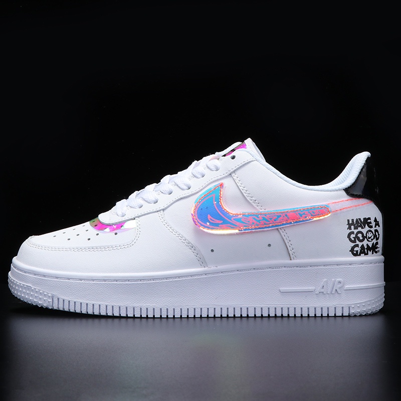 Nike Air Force 1 Shadow Macaron Have a Good Game LPL ร่วมแบรนด์ผ้าใบไม่ ...