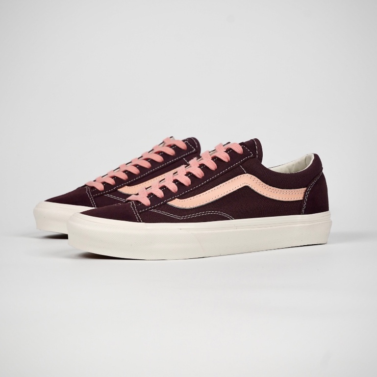 Shopeeflagship Vans Vault Og Style 36 รองเท้าผ้าใบลำลอง Low-Top สีแดง ...