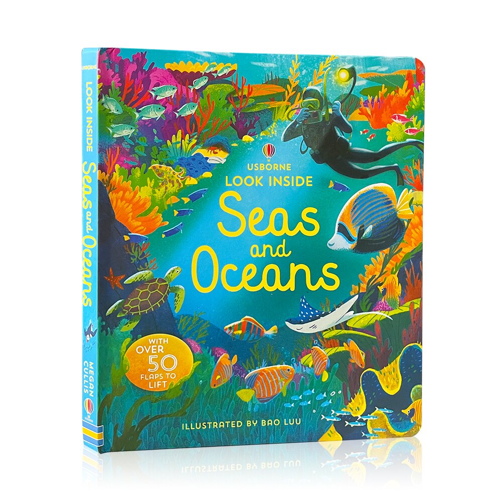 Usborne Look Inside Seas and Oceans Educational English Books for ...