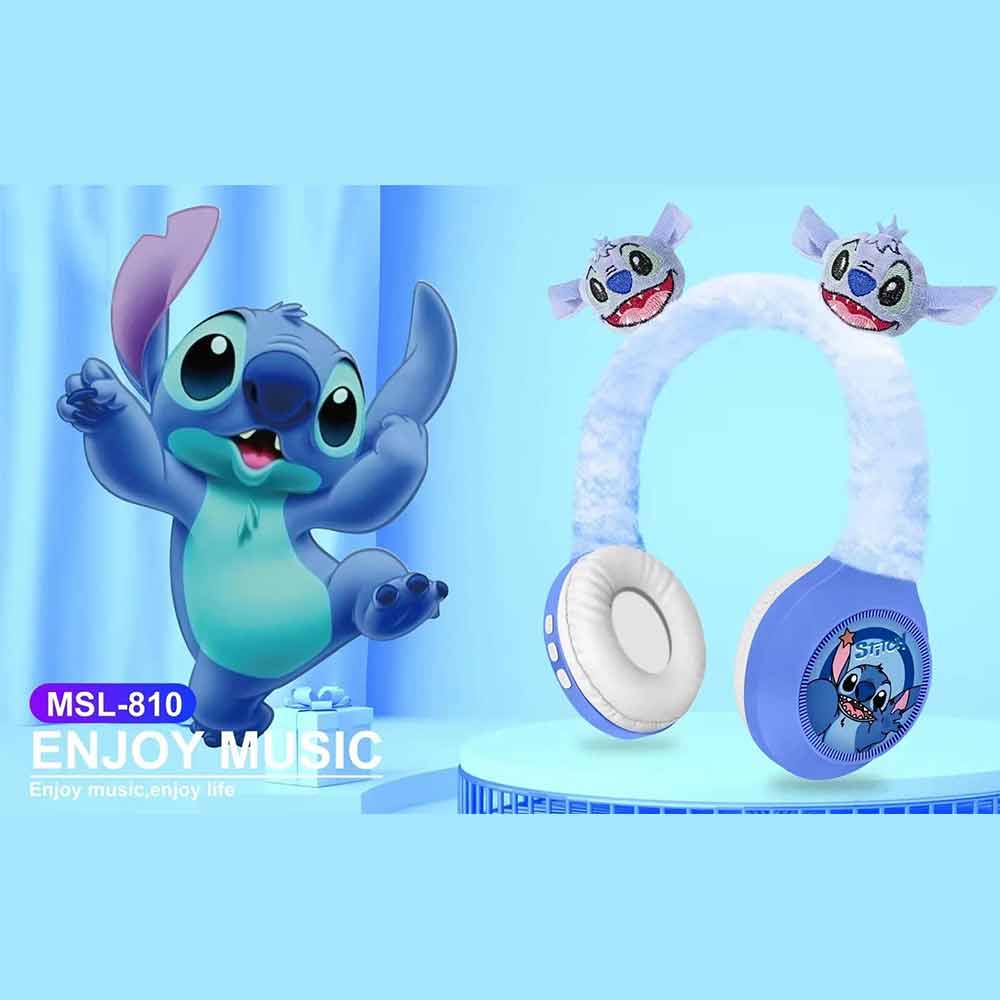 Disney Stitch Wireless Bluetooth Headphones HIFI Stereo Headsets Mic ...