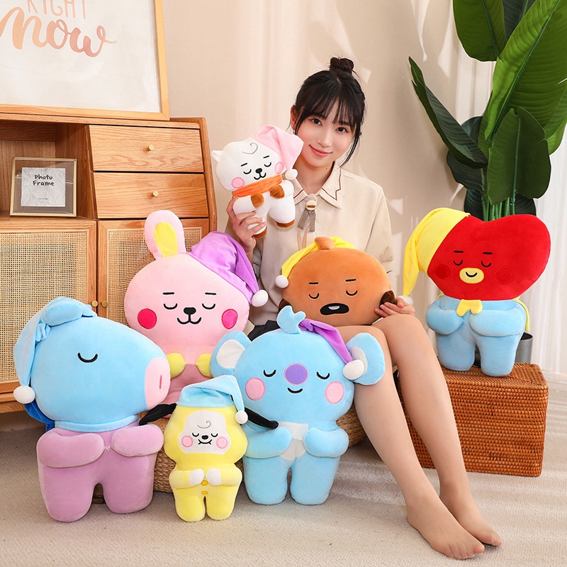 ตุ๊กตายัดไส้ TATA COOKY RJ CHIMMY น่ารัก สไตล์เกาหลี ขนาด 30 ซม. 40 ซม. ...