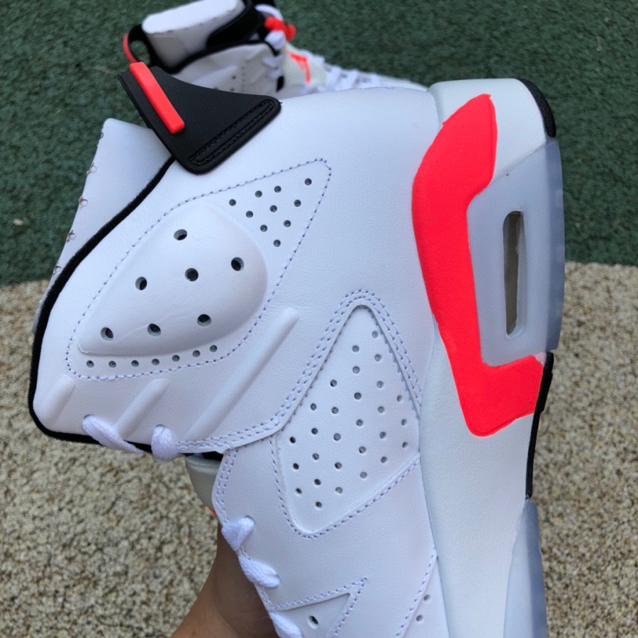 NIKE 2023 Ready stock Air Jordan 6 Retro Infrared White Red Men's ...