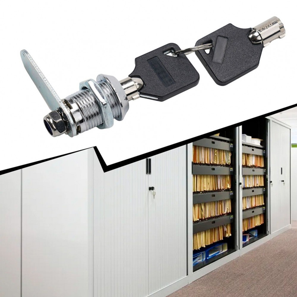 Robust Cam Lock Designed for Filing Cabinets Tool Boxes and More ...