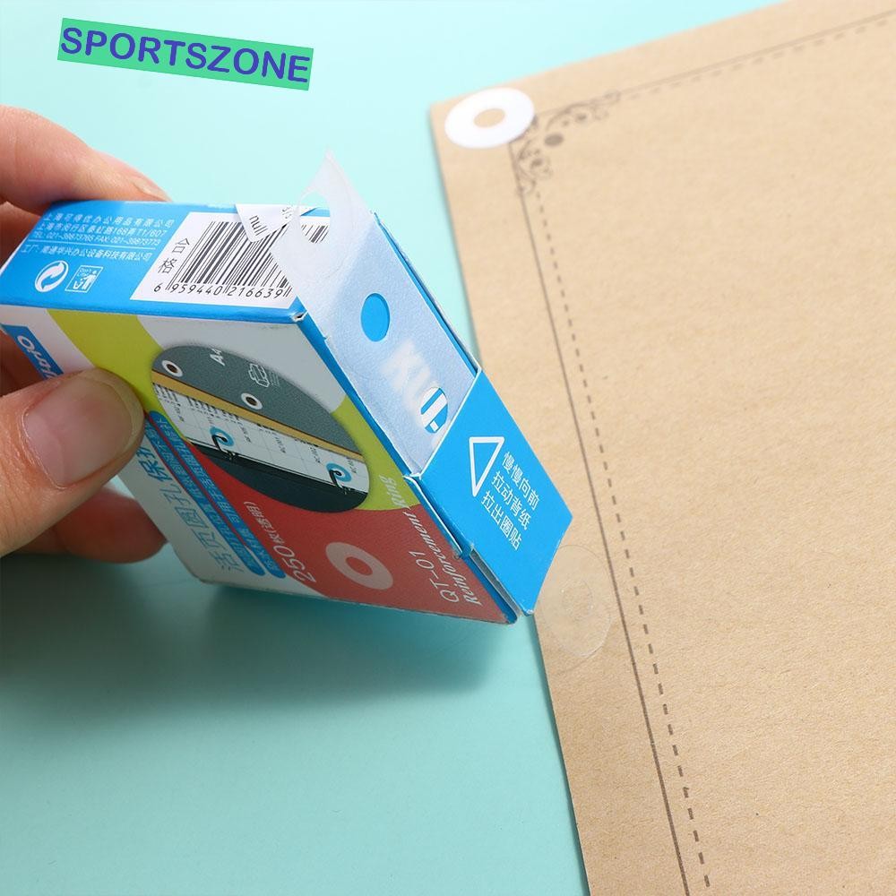 Sportszone Hole Punch Protector Office 250pcs แหวนเสริมหลวม Leaf Self ...