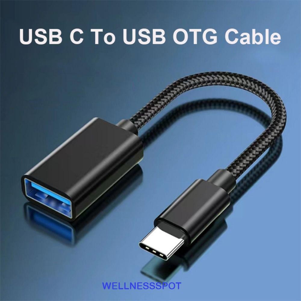 Wellnessspot OTG Data Cable 16 ซม. สายดิจิตอลสั้น Sync Wire โทรศัพท์มือ ...