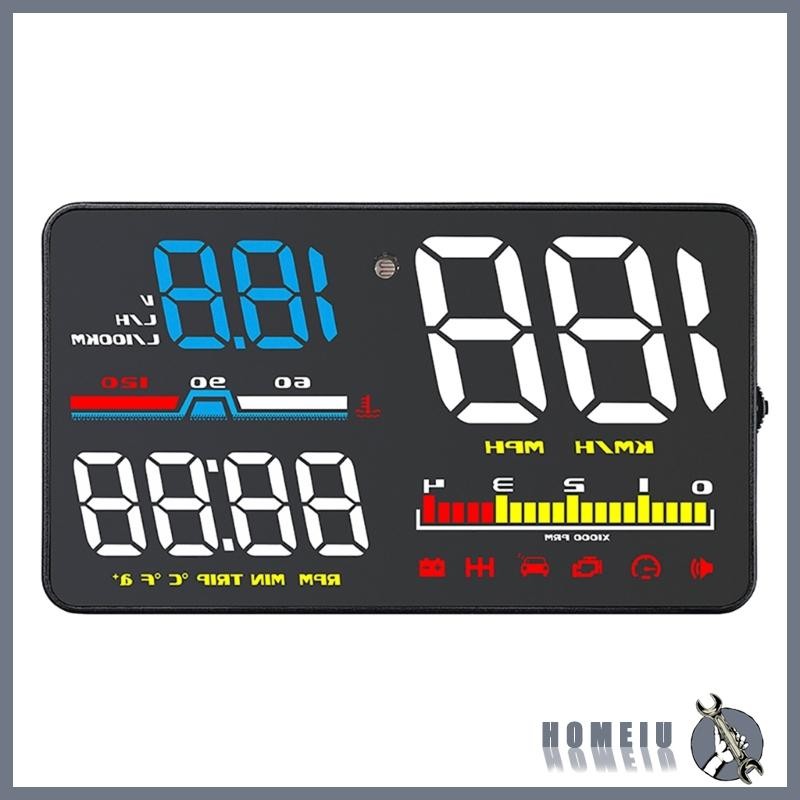 Homeiu กระจกโปรเจคเตอร์ Head Up Display รถ Speedometer Tachometer ...