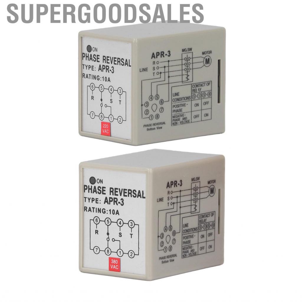 Supergoodsales Phase Sequence Relay DIN Rail Installation Loss ...