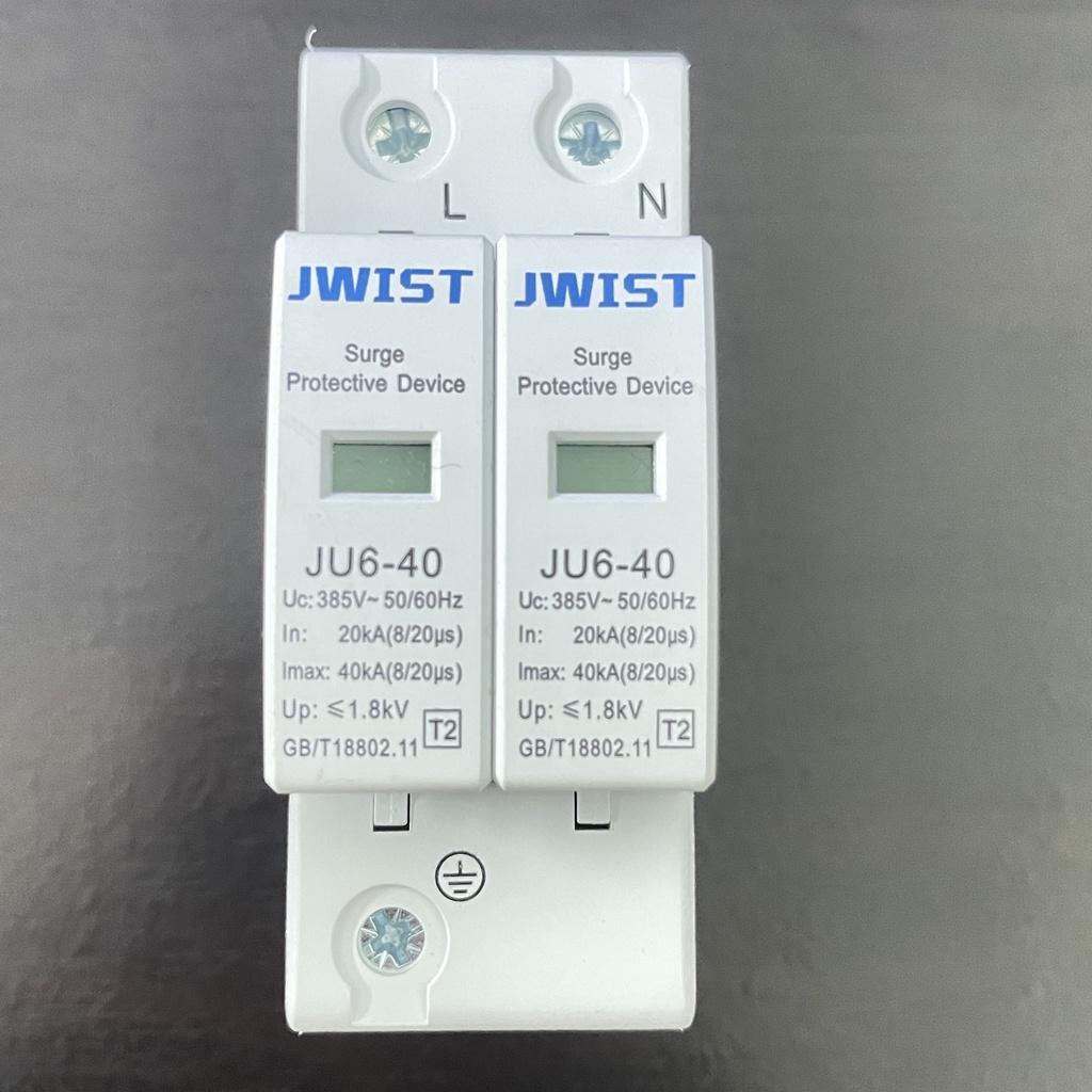 เครื่องป้องกันฟ้าผ่า เครื่องป้องกันไฟกระชาก JWIST JU6 20KA 40KA ...