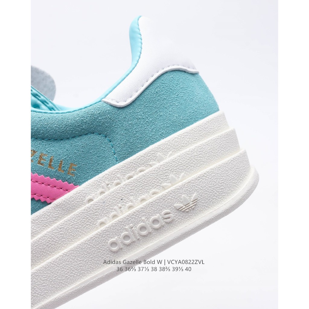 genuine Adidas GAZELLE BOLD แฟชั่นผู้ชายและผู้หญิงเทรนด์กันลื่นสวม ...