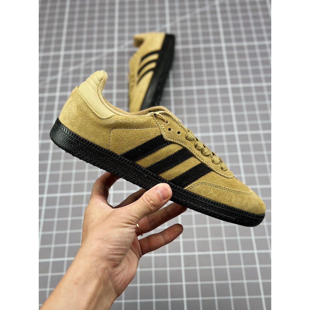 2023 new Adidas Originals Samba yellow รองเท้าผ้าใบกันลื่นสำหรับผู้ชาย ...