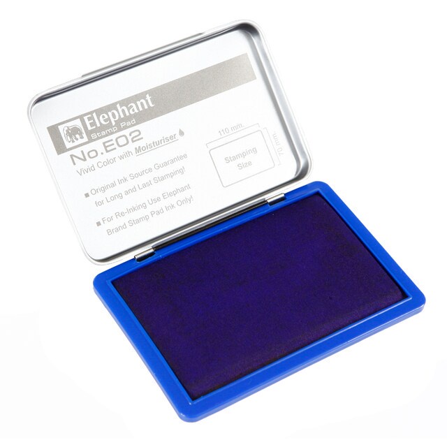 แท่นประทับ ตราช้าง Elephant หมึกดำ แดง น้ำเงิน รุ่น E02 และ E03 และ น้ำหมึกเติม | Shopee Thailand