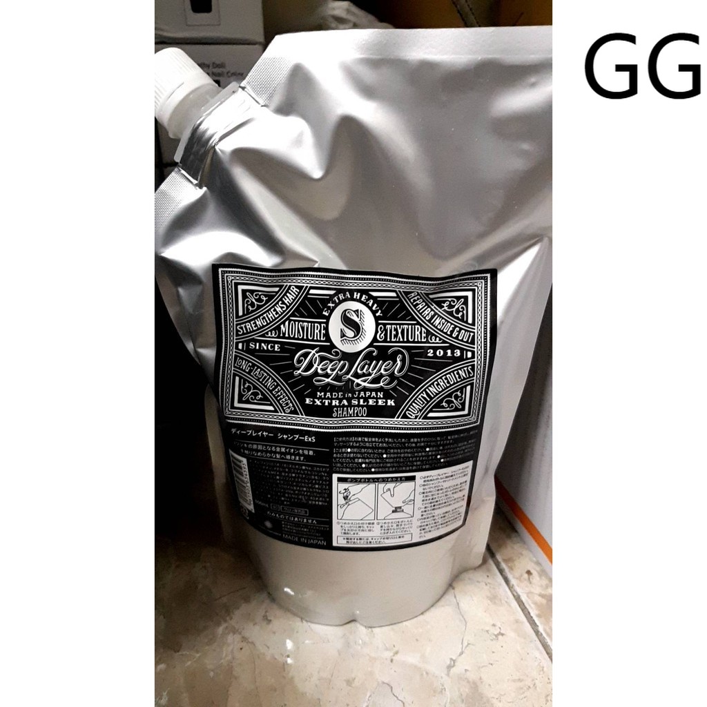 Moltobene Deep layer extra sleek - S shampoo 800ml แชมพูสำหรับผมเส้นเล็ก แห้งเสีย พันกันจัดทรง ...