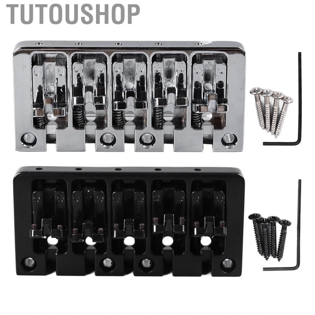 Tutoushop สะพานเครื่องดนตรีเบส 5 สาย Flip Top Design ทนทานต่อการสึกหรอ ...