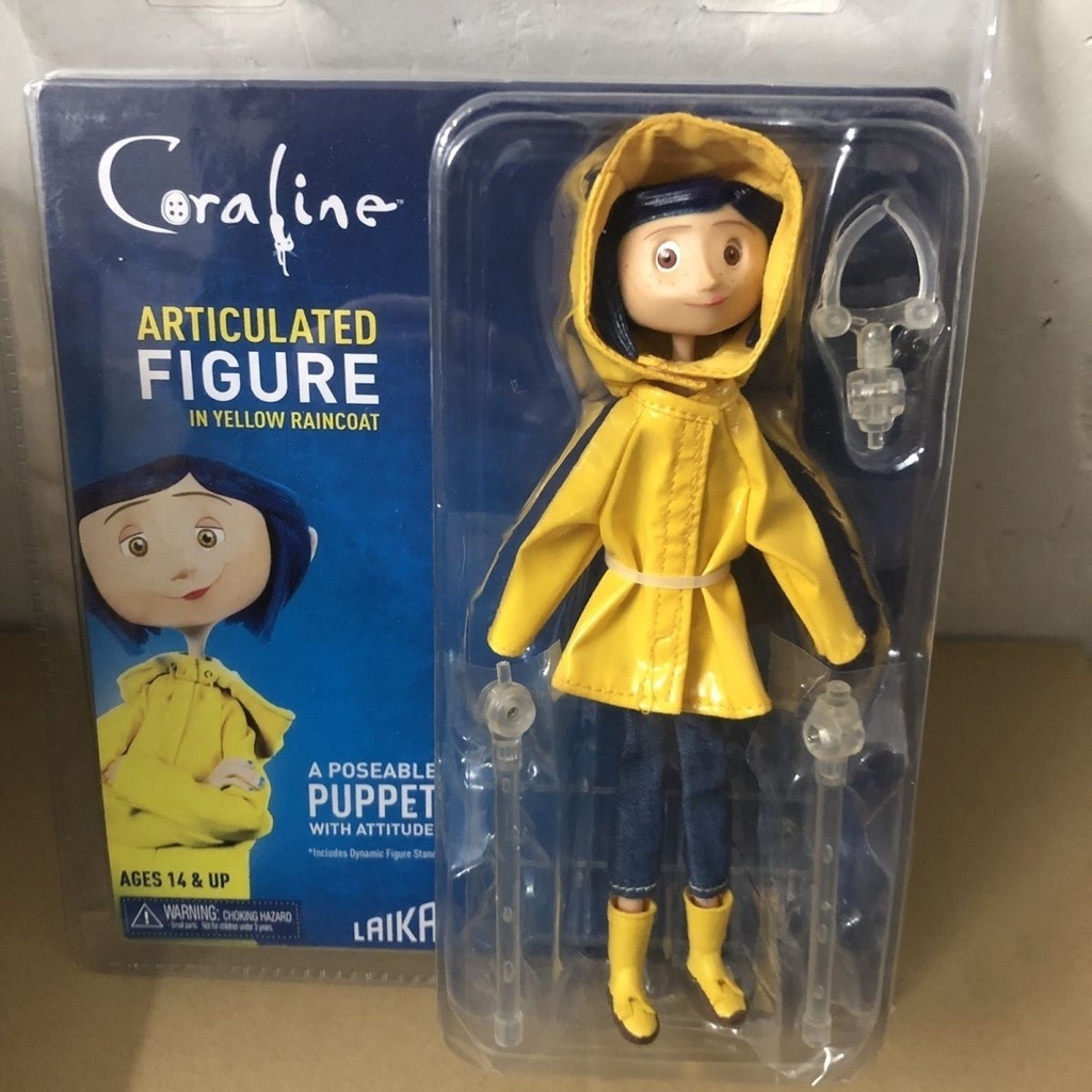 Neca ภาพยนตร์รุ่น Ghost Mother Caroline เสื้อกันฝนรุ่นเสื้อเชิ้ตลายทาง ...